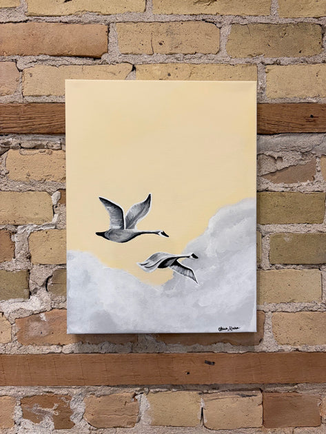 Original Painting | Laura Mucha | Flight in Honey Light – Bicyclette ...