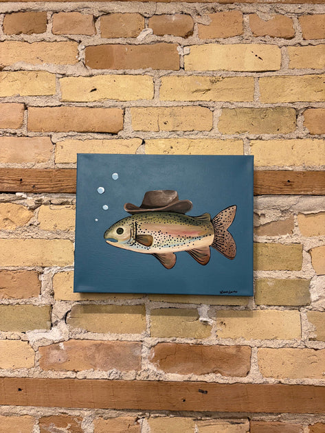 Original Painting | Laura Mucha | A Fish Called West – Bicyclette Rouge ...